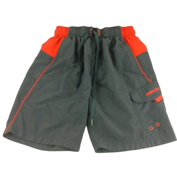 Speedo | Swim | Speedo Swim Trunksshorts Mesh Liner Gray Red | Poshmark